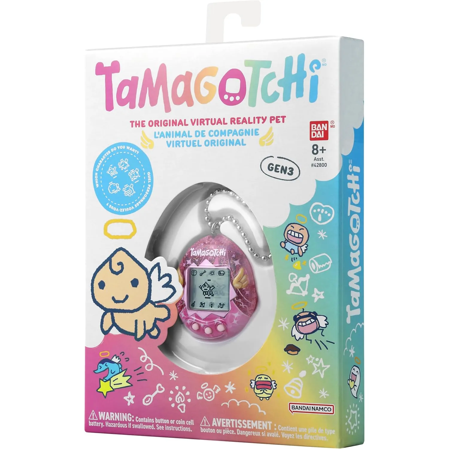 Angel Dress “Tamagotchi” Generation 3 Virtual Pet | Video Game Heaven ...
